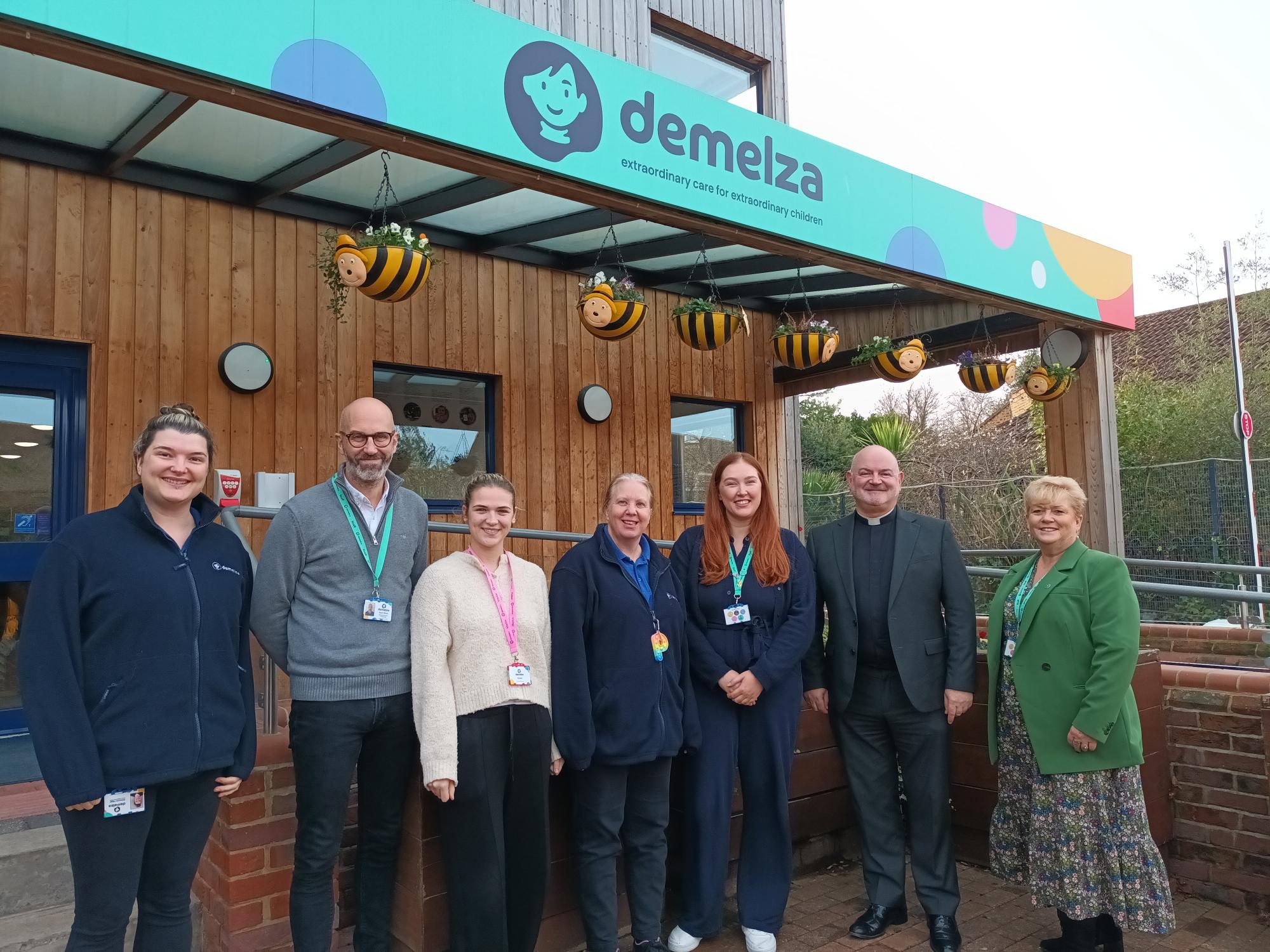 Dean of Southwark visits Demelza South East London | Demelza Hospice ...