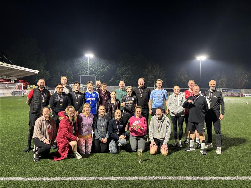 Demelza hosts football match at Chatham Town | Demelza Hospice Care for ...